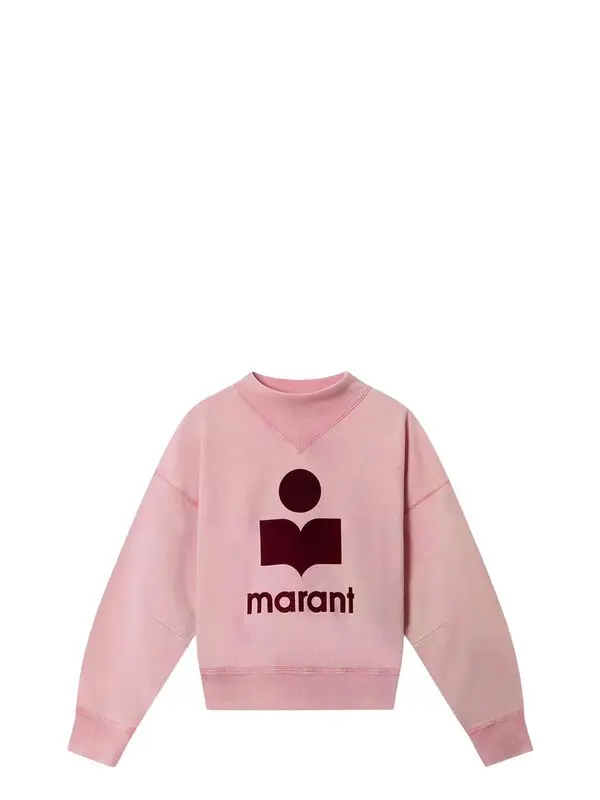 MARANT ETOILE Moby Logo Sweatshirt - Pink