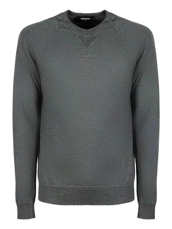 Dsquared2 Crewneck Raglan Sweater - Grey