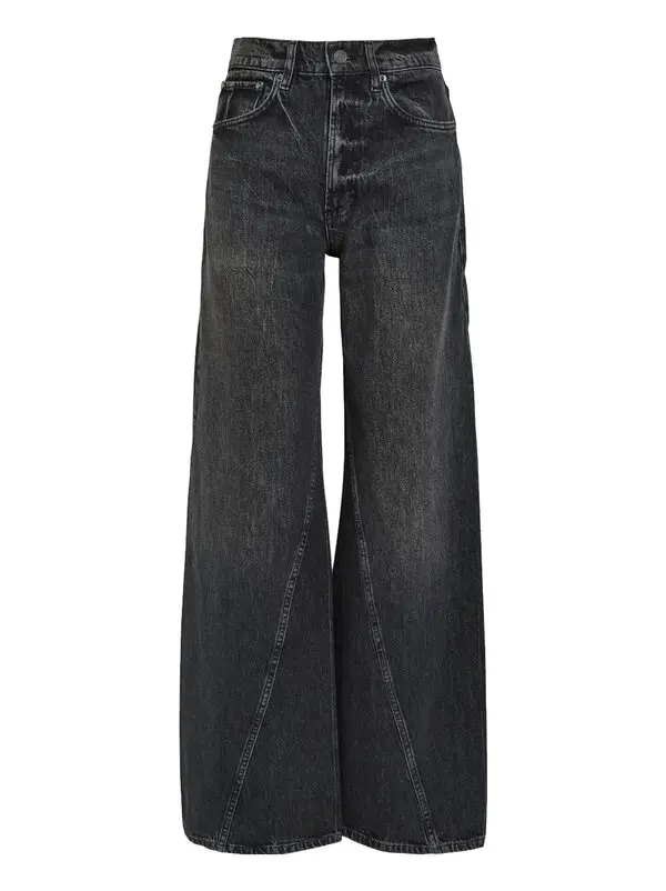 ANINE BING Wide-leg Jeans - Black