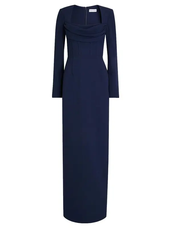 Rebecca Vallance Crepe Maxi Dress - Navy