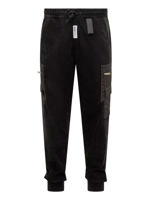 Gcds Cargo Pocket Trousers - Black