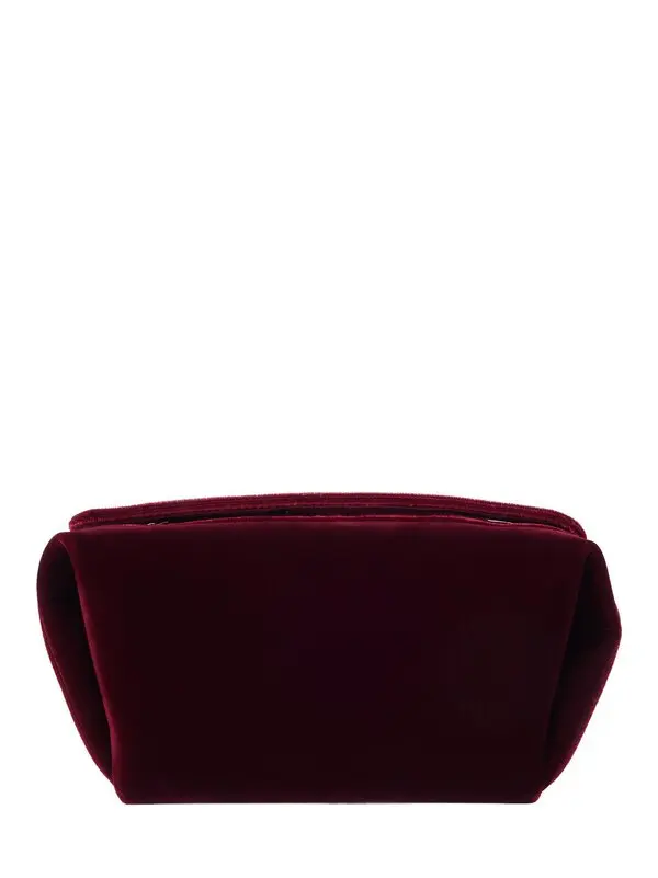 NEOUS Ara Velvet Clutch - Burgundy
