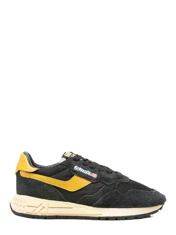 AUTRY Suede Panel Reelwind Sneakers - Black