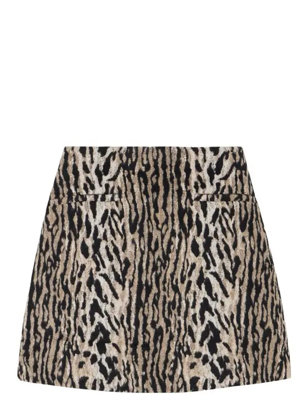 Rixo Mariah Leopard-print Mini Skirt - Animal Print