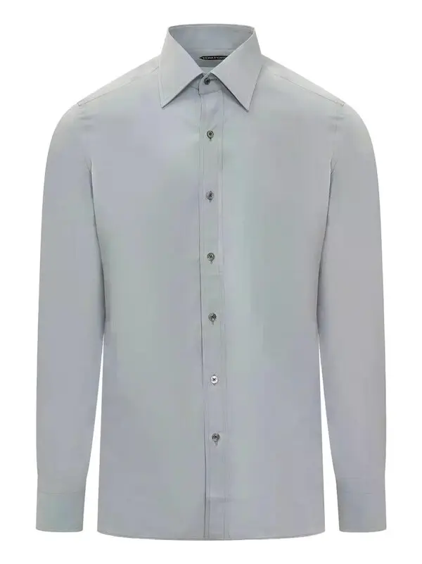 TOM FORD Button-down Dress Shirt - Grey