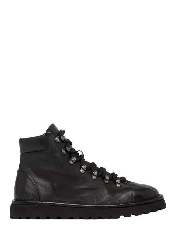 Marsèll Lace-up Leather Boots - Black