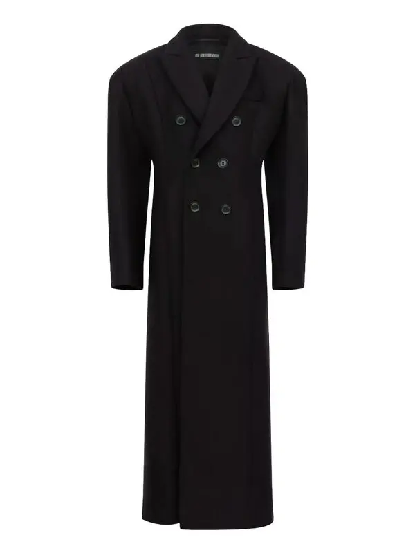 LGN LOUIS GABRIEL NOUCHI Double-breasted Coat - Black