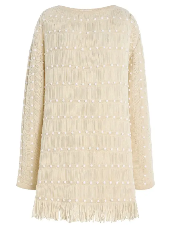 DIOTIMA Notte Embellished Mini Dress - Ivory
