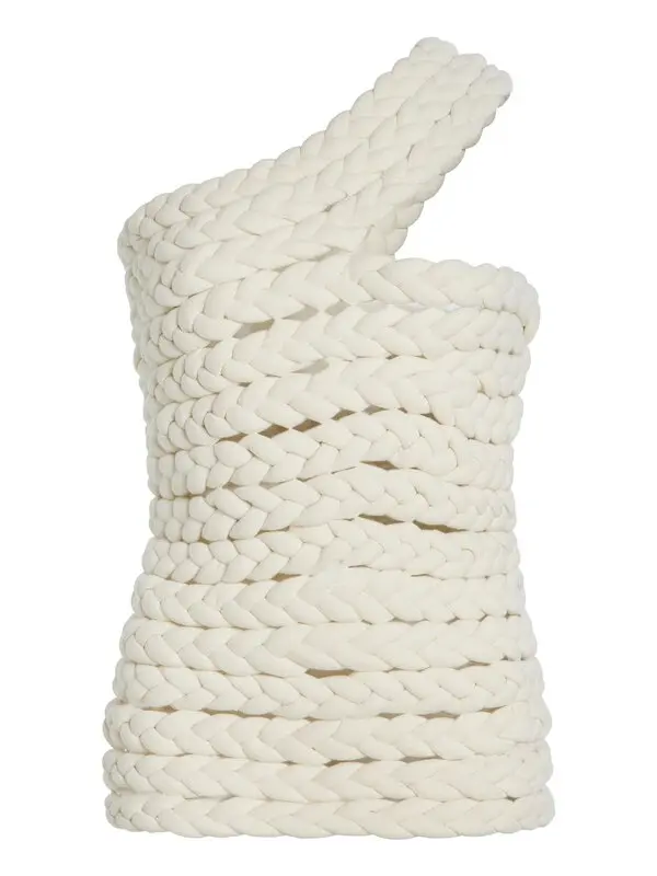 Bevza Tisto Rope Top - Ivory
