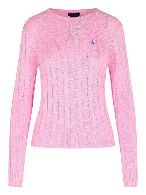 Ralph Lauren Cotton 'julianna' Sweater - Pink