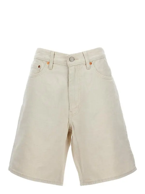 LEVI'S 468 Loose Shorts - White