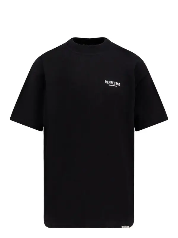 REPRESENT Owners Club Cotton Tshirt - Black