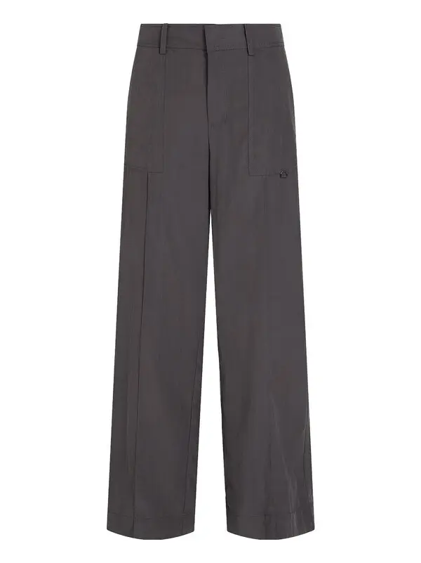 Vince Tencel™ Blend Wide-leg Pants - Dark Gray