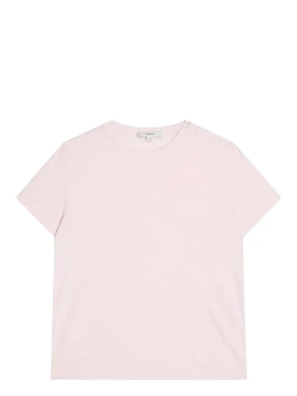 Vince Pima Cotton And Modal-blend Jersey T-shirt - Pastel Pink