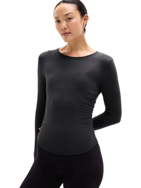 Athleta Cinch Fitted Top - Black