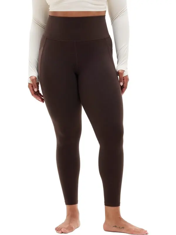 Athleta Salutation Stash High Rise Legging - Truffle