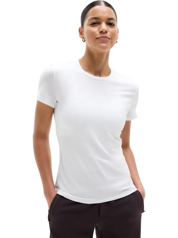 Athleta Slim T-shirt - Bright White