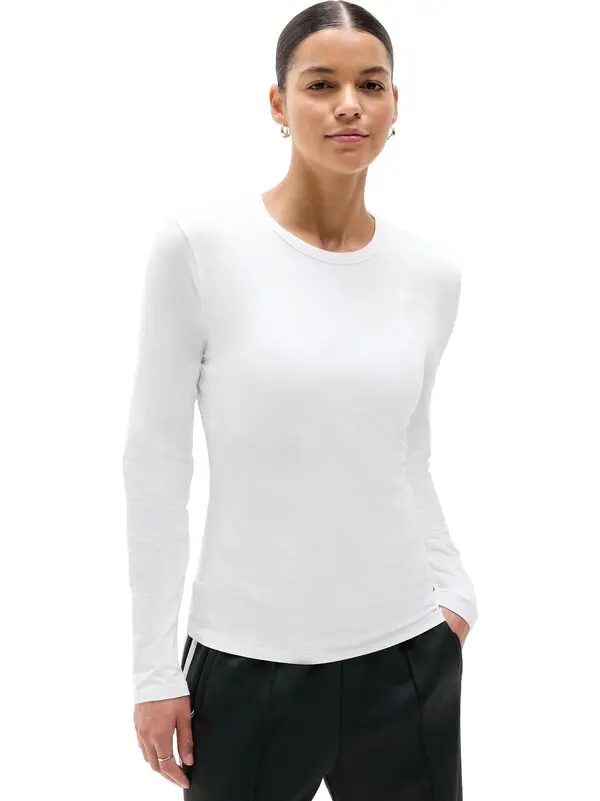 Athleta Slim Top - Bright White