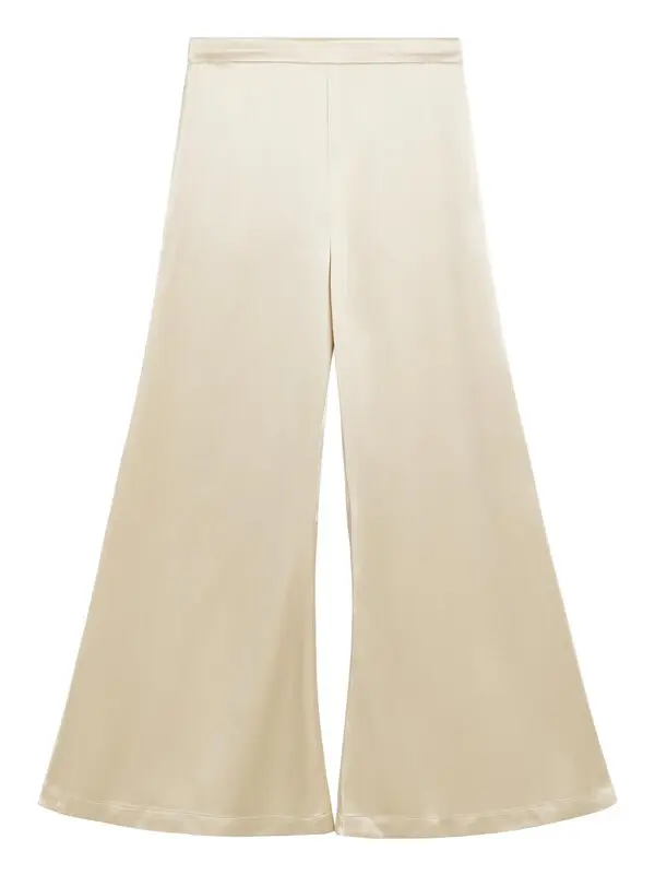 BY MALENE BIRGER Lucee Flared Trousers - Oyster Gray