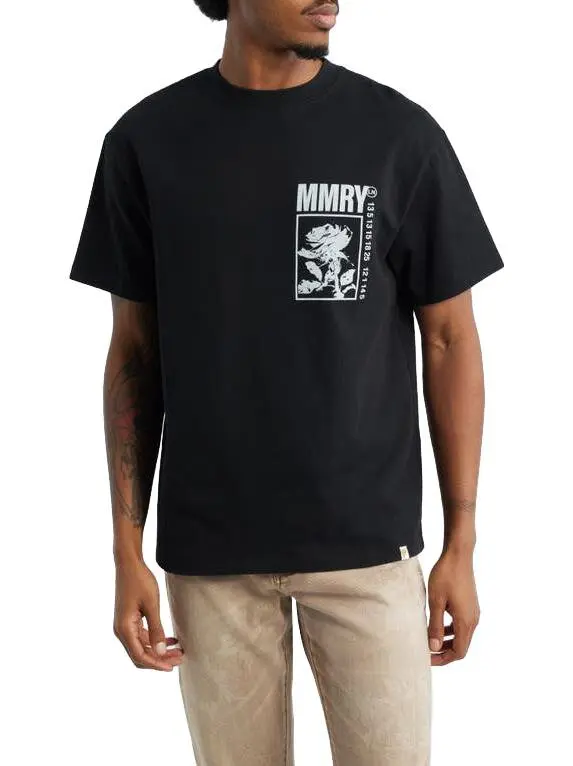 MEMORY LANE Through The Years Cotton Jersey Graphic T-shirt - Black
