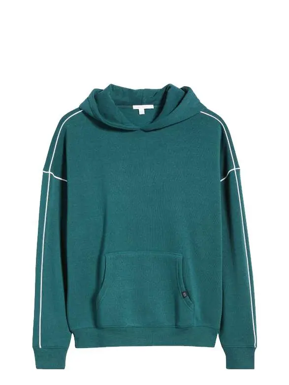 THREADS 4 THOUGHT Oversized Fleece Hoodie - Serrano/white