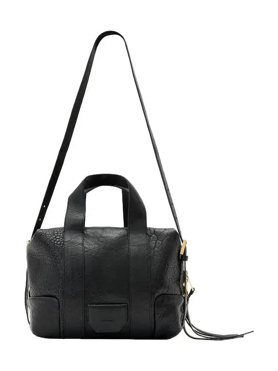 ALLSAINTS Ares Leather Satchel - Black