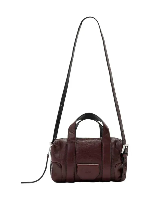 ALLSAINTS Ares G Compact Crossbody Bag - Port Red