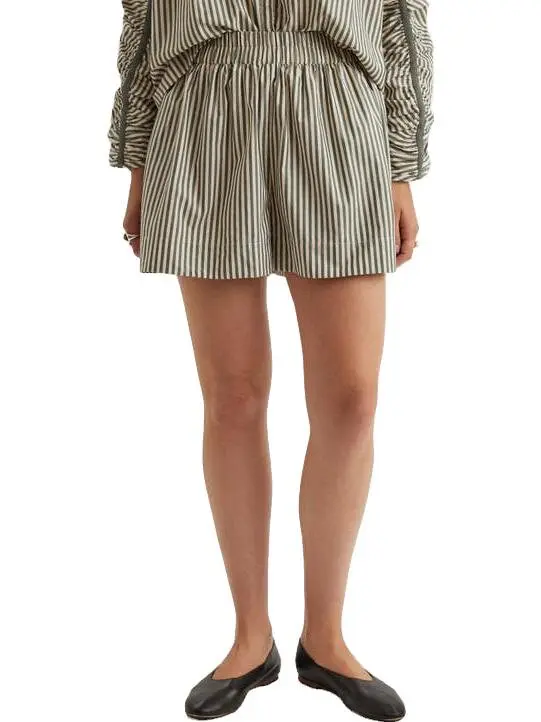 Merlette Antibes Stripe Short - Cedar Stripe