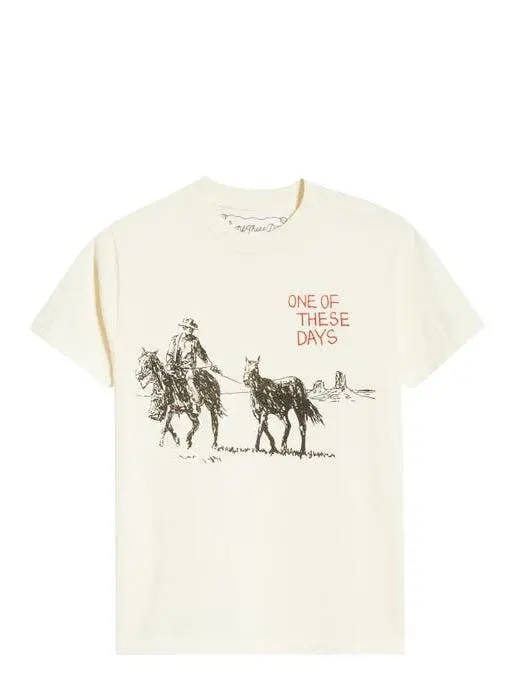 ONE OF THESE DAYS Ootd Origins Graphic T-shirt - Bone