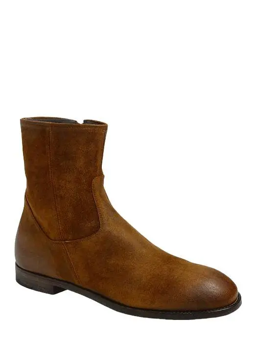 To Boot New York Nils Plain Toe Suede Zip Boot - Hunter Sigaro