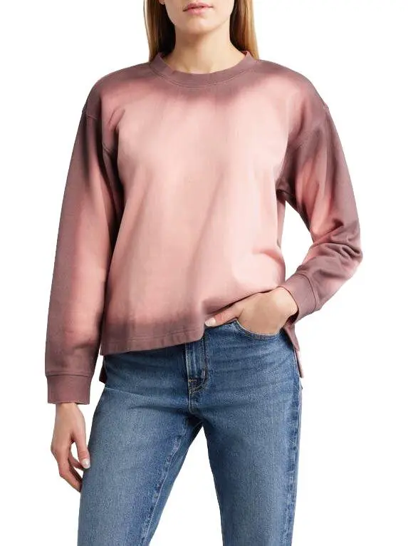 CITY BLUES Spot Dye Terry Sweatshirt - Blush
