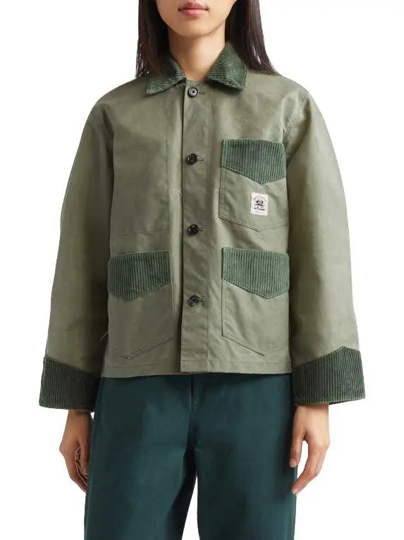 BODE Waxed Cotton Craft Jacket - Light Green