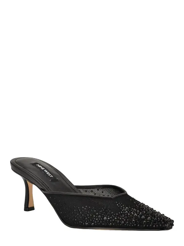Nine West Camenlap Mules - Black