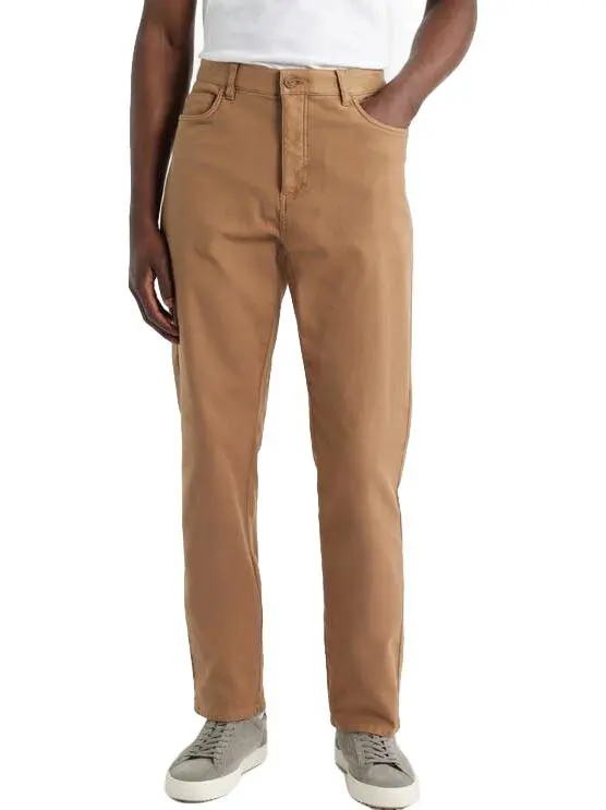 Johnston & Murphy Xc Flex Stretch Five-pocket Pants - Camel