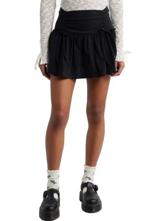 Bp. Cinched Mini Skirt - Black