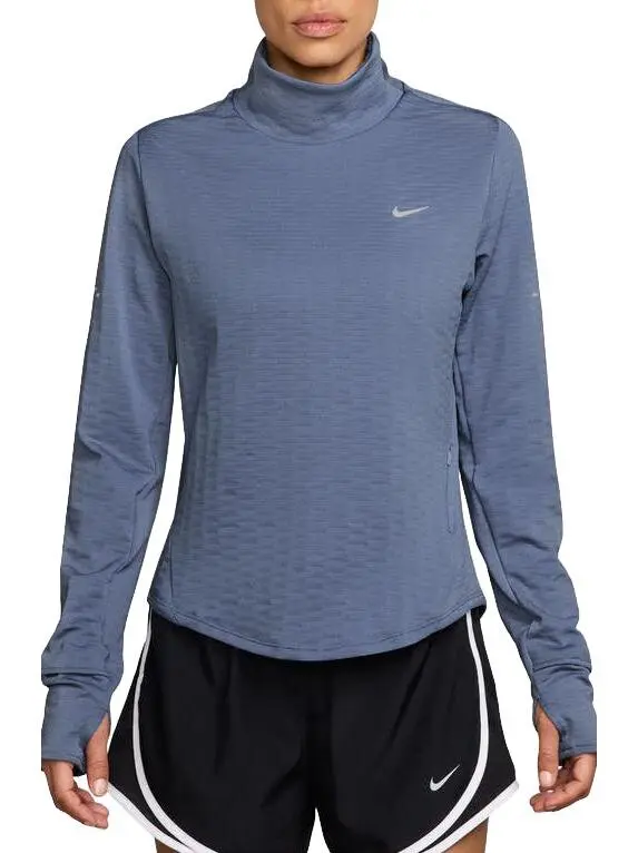 Nike Therma-fit Swift Mock Neck Running Top - 499 Wrldin/refsil