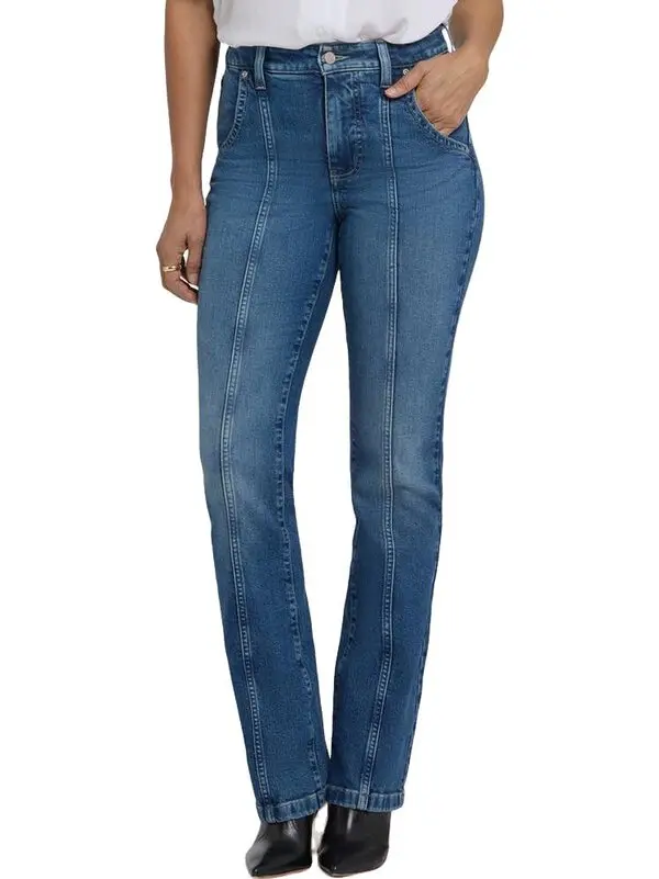 NYDJ Billie Front Seam Mini Bootcut Jeans - Romantic Indigo