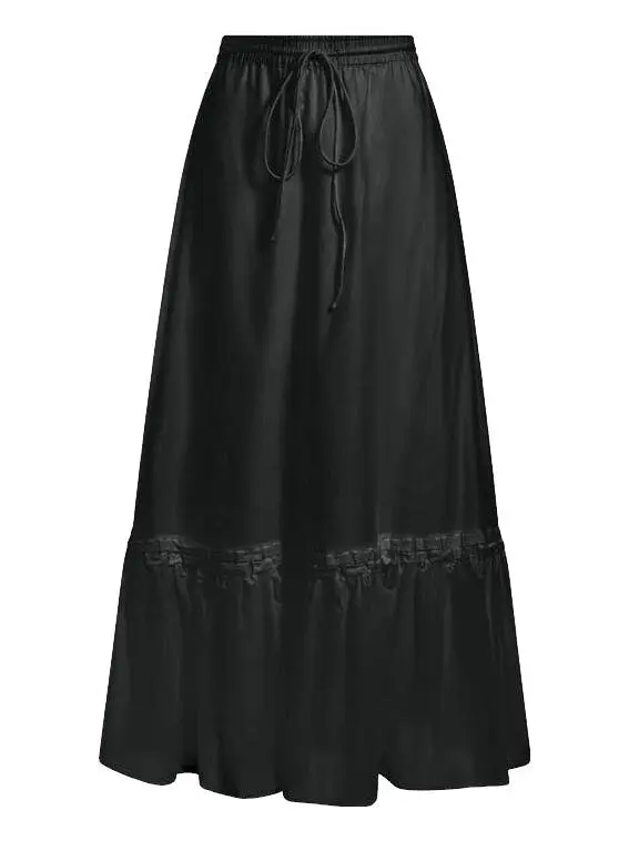 Merlette Maribel Midi Skirt - Black