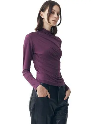 ATS Mira Long Sleeve Top - Plum