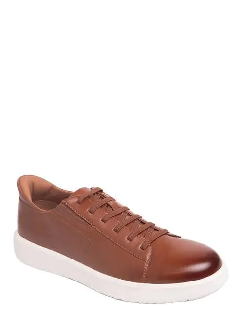 MARC JOSEPH NEW YORK River Street Leather Sneakers - Cognac Napa Leather
