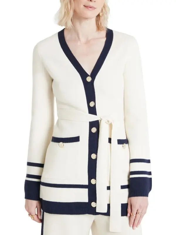 TEMPERLEY LONDON Ribiera Knit Jacket - Ivory