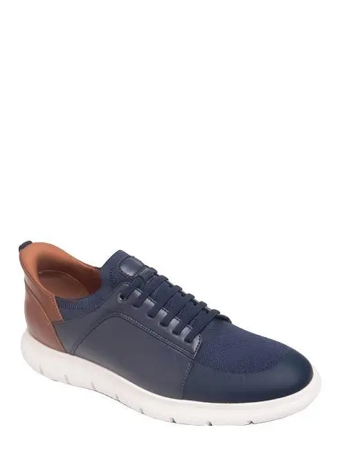 MARC JOSEPH NEW YORK Leather Newbury St Sneaker - Navy Napa Leather