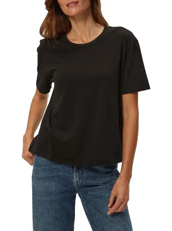 Michael Stars Nina Cotton T-shirt - Black
