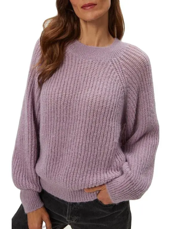 Michael Stars Indra Crewneck Sweater - Amethyst