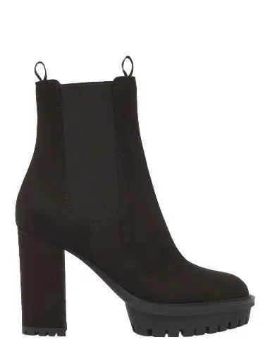 GIANVITO ROSSI Barry Bootie - Brown Suede