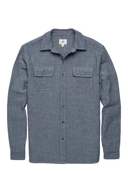 SURFSIDE SUPPLY CO. Zhu Double Gauze Shirt - Navy