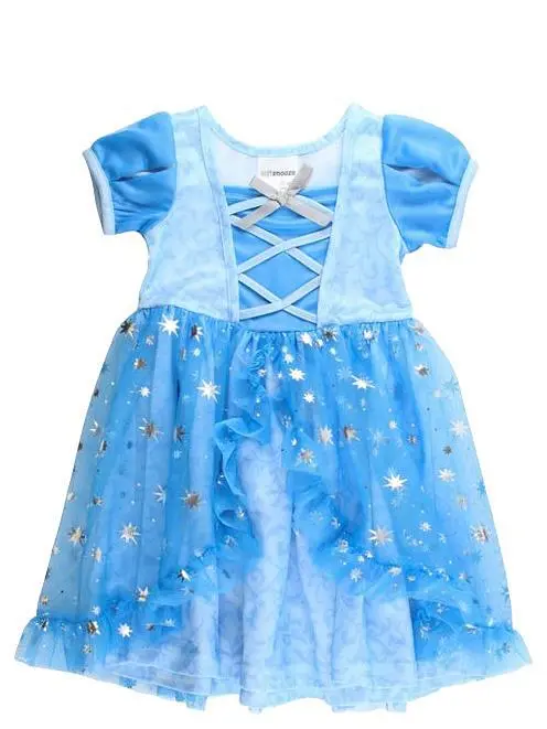 RUFFLEBUTTS Princess Dress-up Corset Nightgown - Crystal Blue Princess