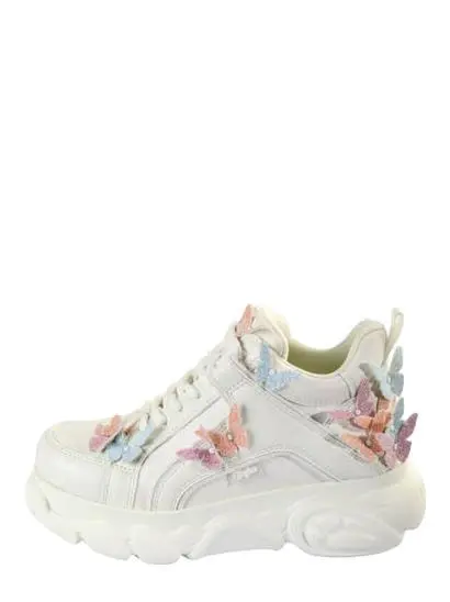 BUFFALO BOOTS Cld Corin Butterflies Sneaker - White Multi