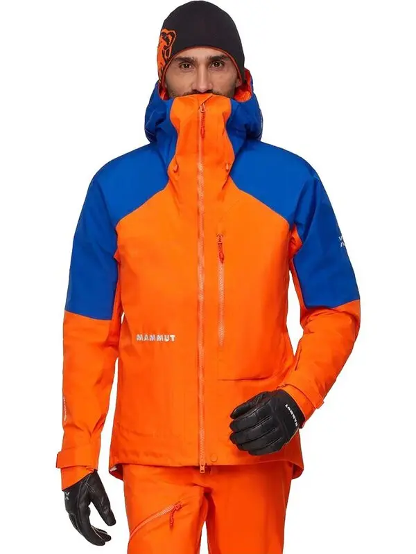 MAMMUT Eiger Nordwand Advanced Hs Hooded Jacket - Eiger Orange/eiger Blue