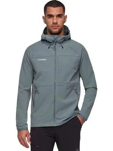 MAMMUT Ultimate Comfort Softshell Hooded Jacket - Strata